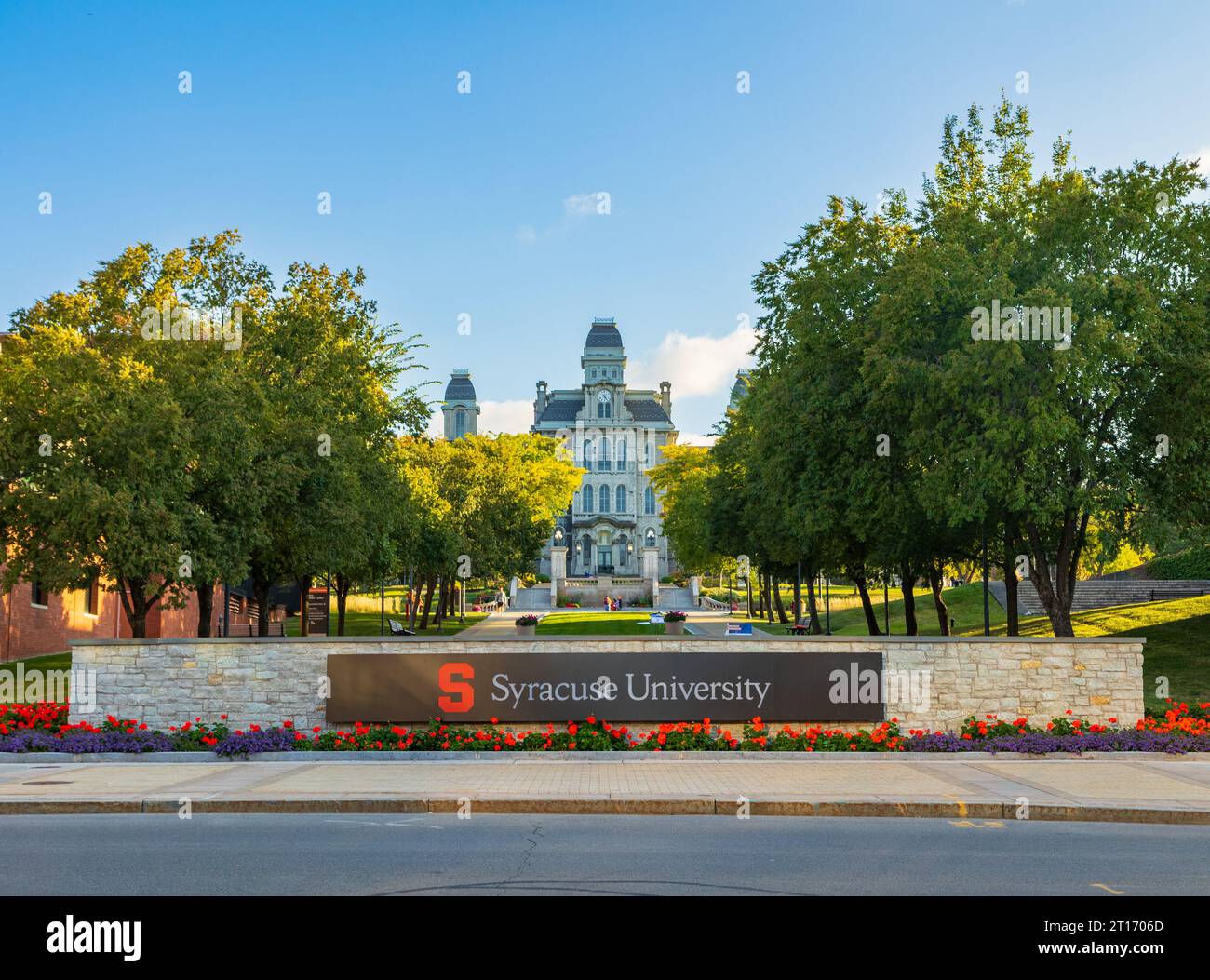 Syracuse, NY - September 30, 2023: The Hall of Languages, built in 1873 ...
