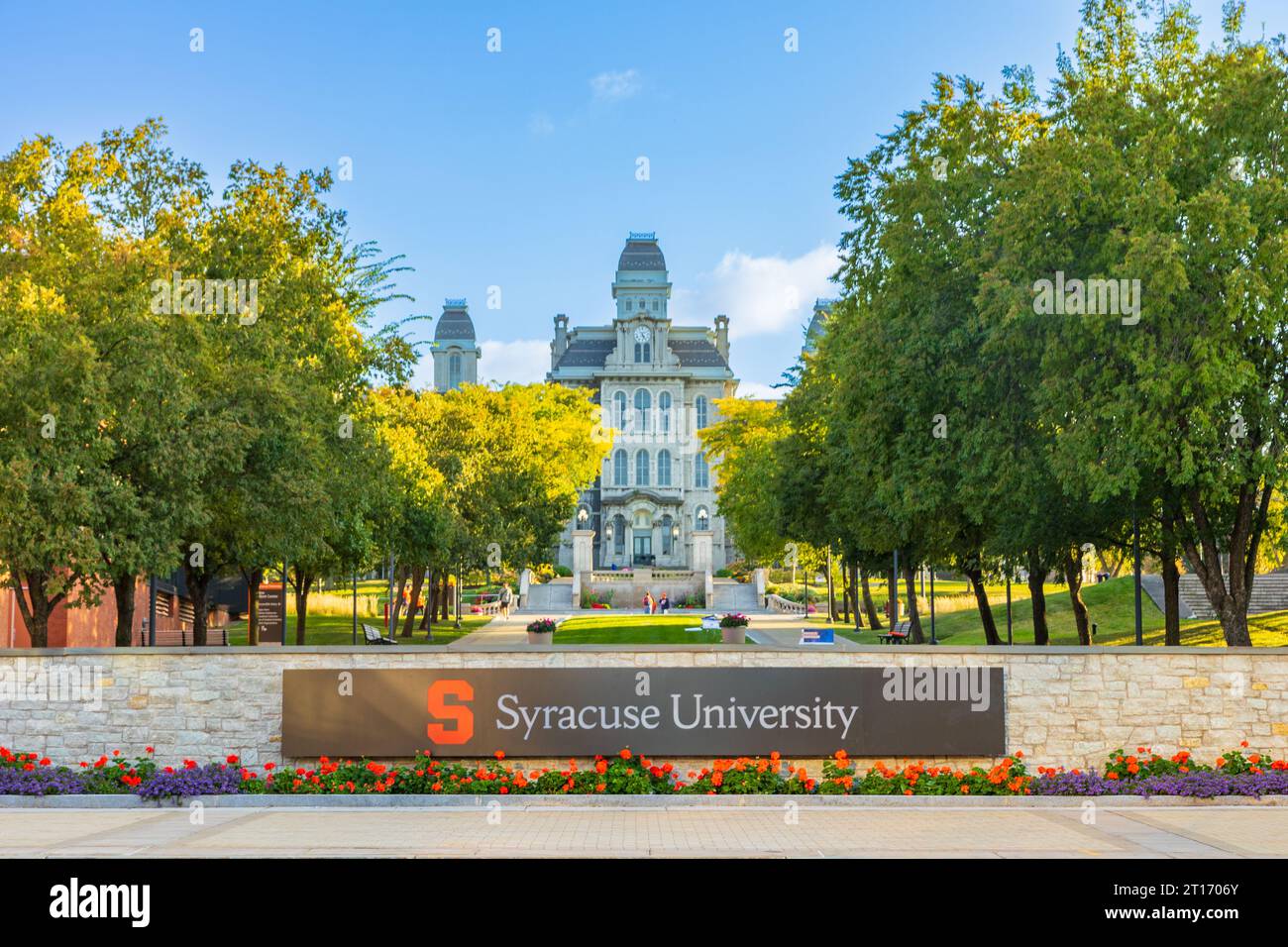 Syracuse, NY - September 30, 2023: The Hall of Languages, built in 1873 ...