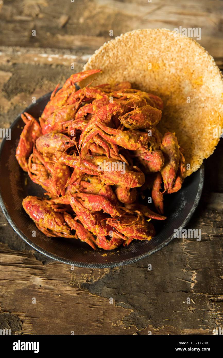 curry crawfish , Asian Chinese Food Spicy Crayfish Stock Photo - Alamy