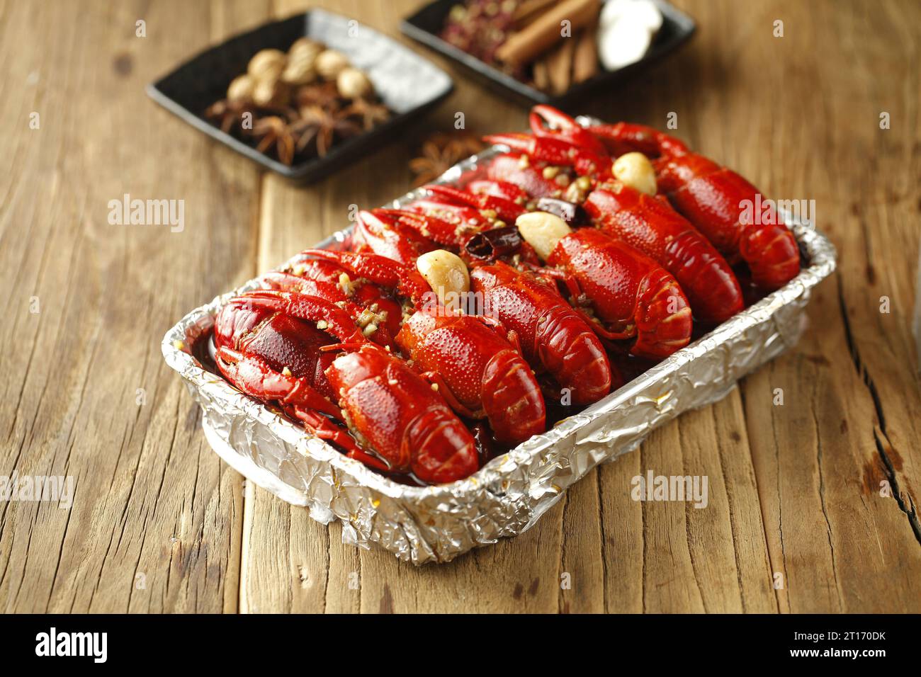 thirteen-spices crawfish，Asian Chinese Food Spicy Crayfish Stock Photo ...
