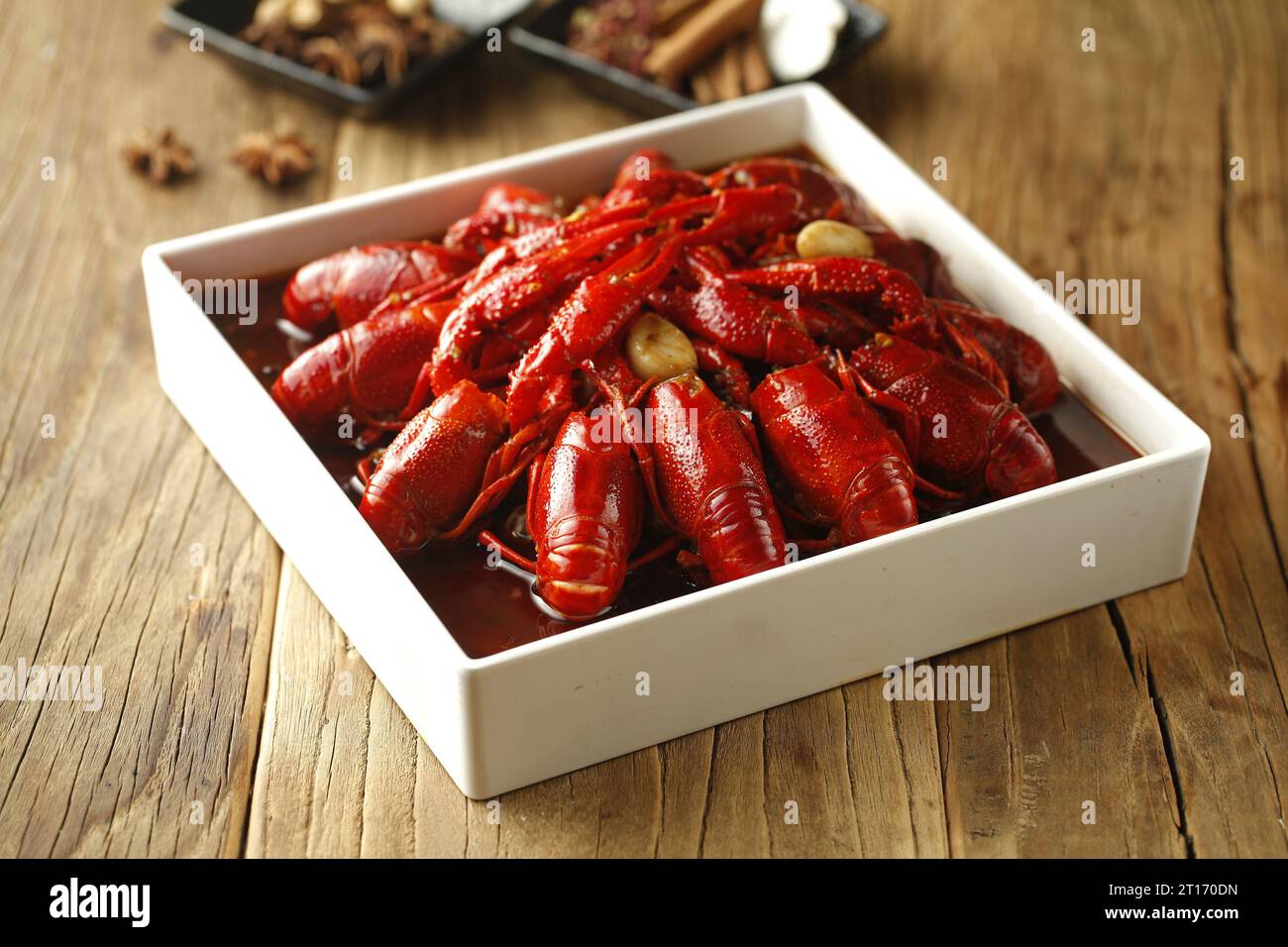 thirteen-spices crawfish，Asian Chinese Food Spicy Crayfish Stock Photo ...