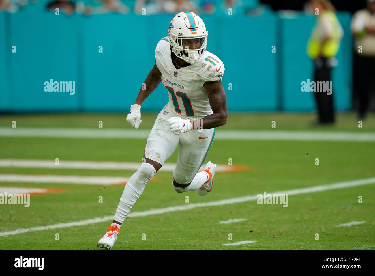 Miami Dolphins wide receiver Cedrick Wilson Jr. (11) runs during the ...