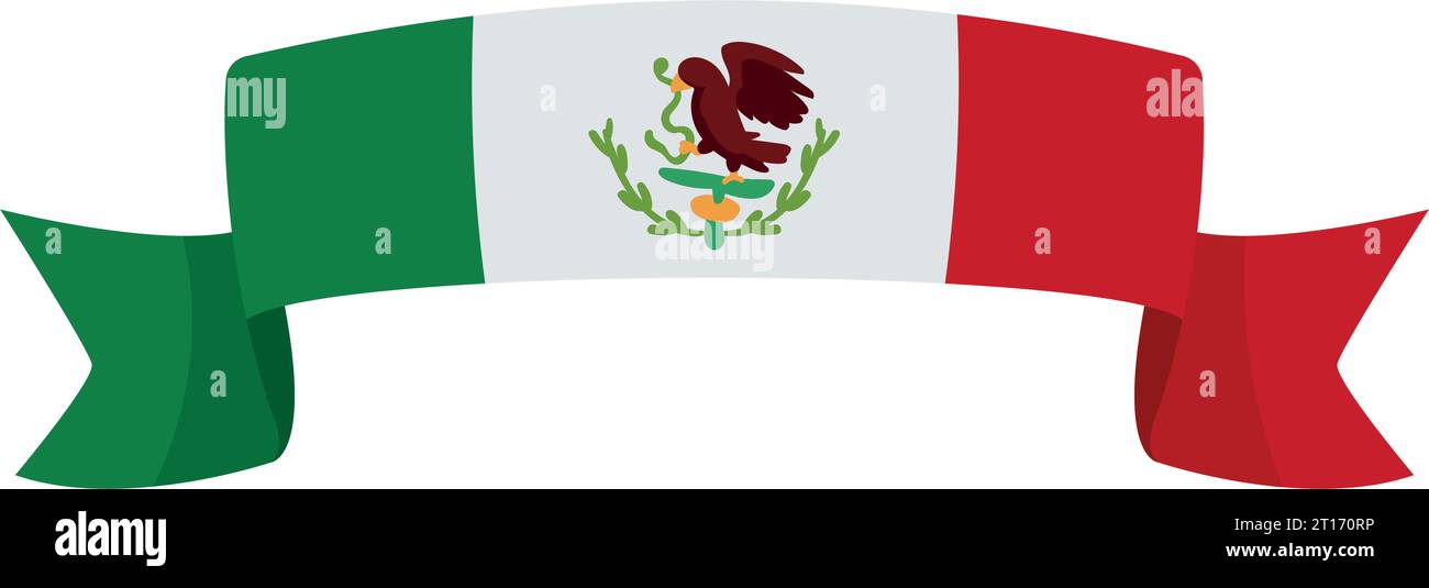 mexican flag banner Stock Vector Image & Art - Alamy
