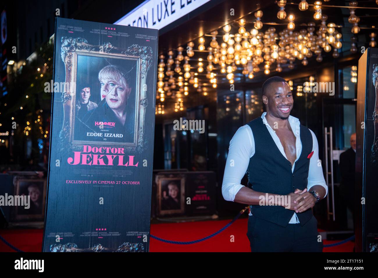 London, UK. 11th Oct, 2023. Dr Emeka attends the Doctor Jekyll World ...