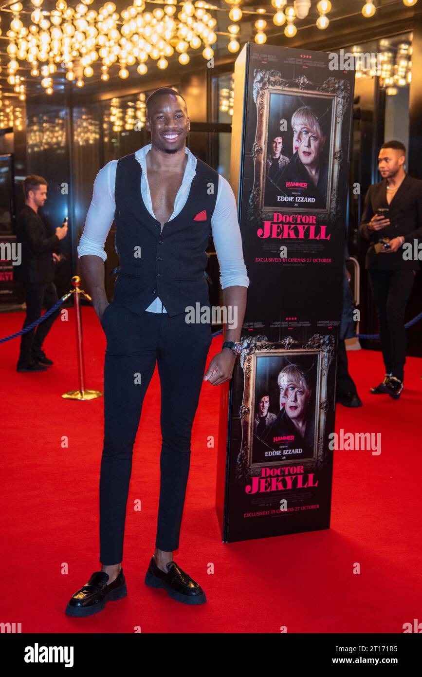 London, UK. 11th Oct, 2023. Dr Emeka attends the Doctor Jekyll World ...