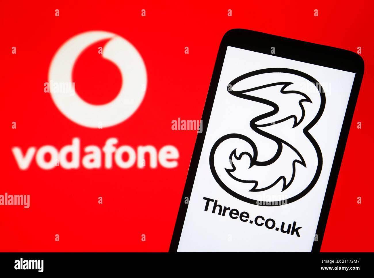 Three uk logo hi-res stock photography and images - Alamy