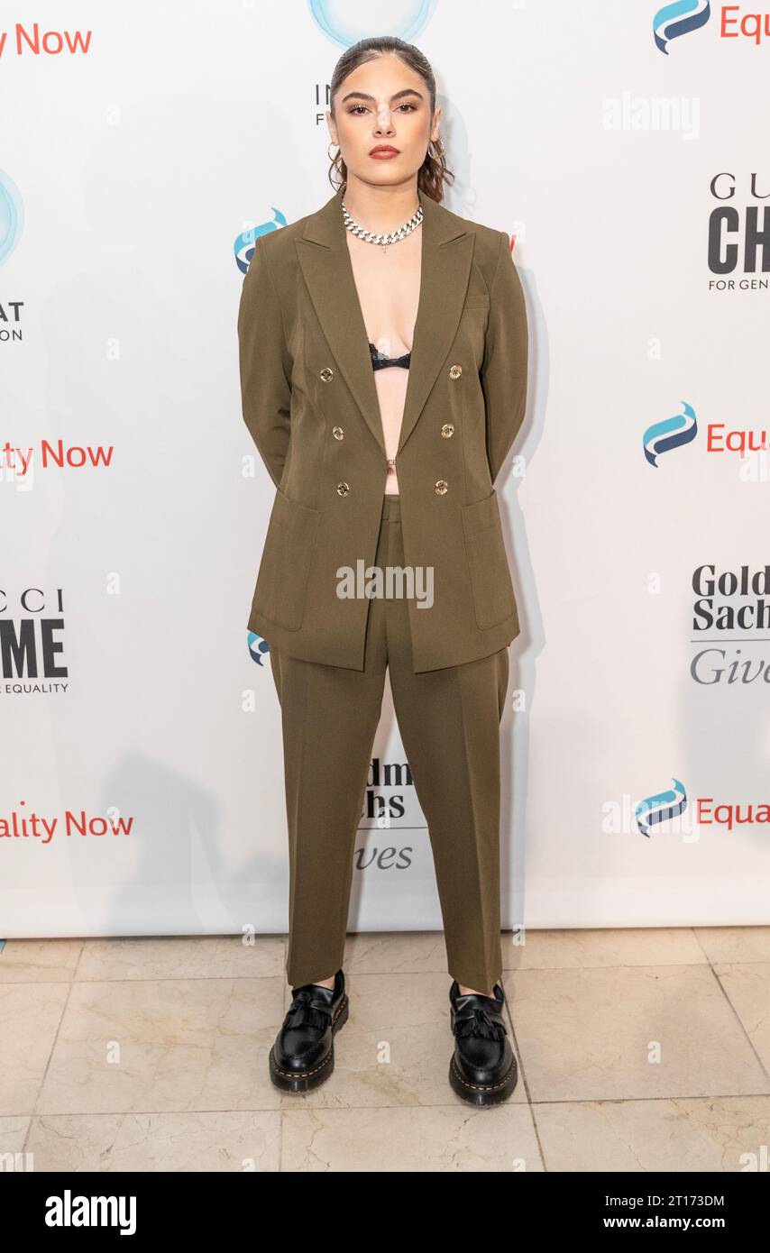 Destiny Rogers attends 2023 Make Equality Reality Gala by Equality Now at Guastavino’s in New ...