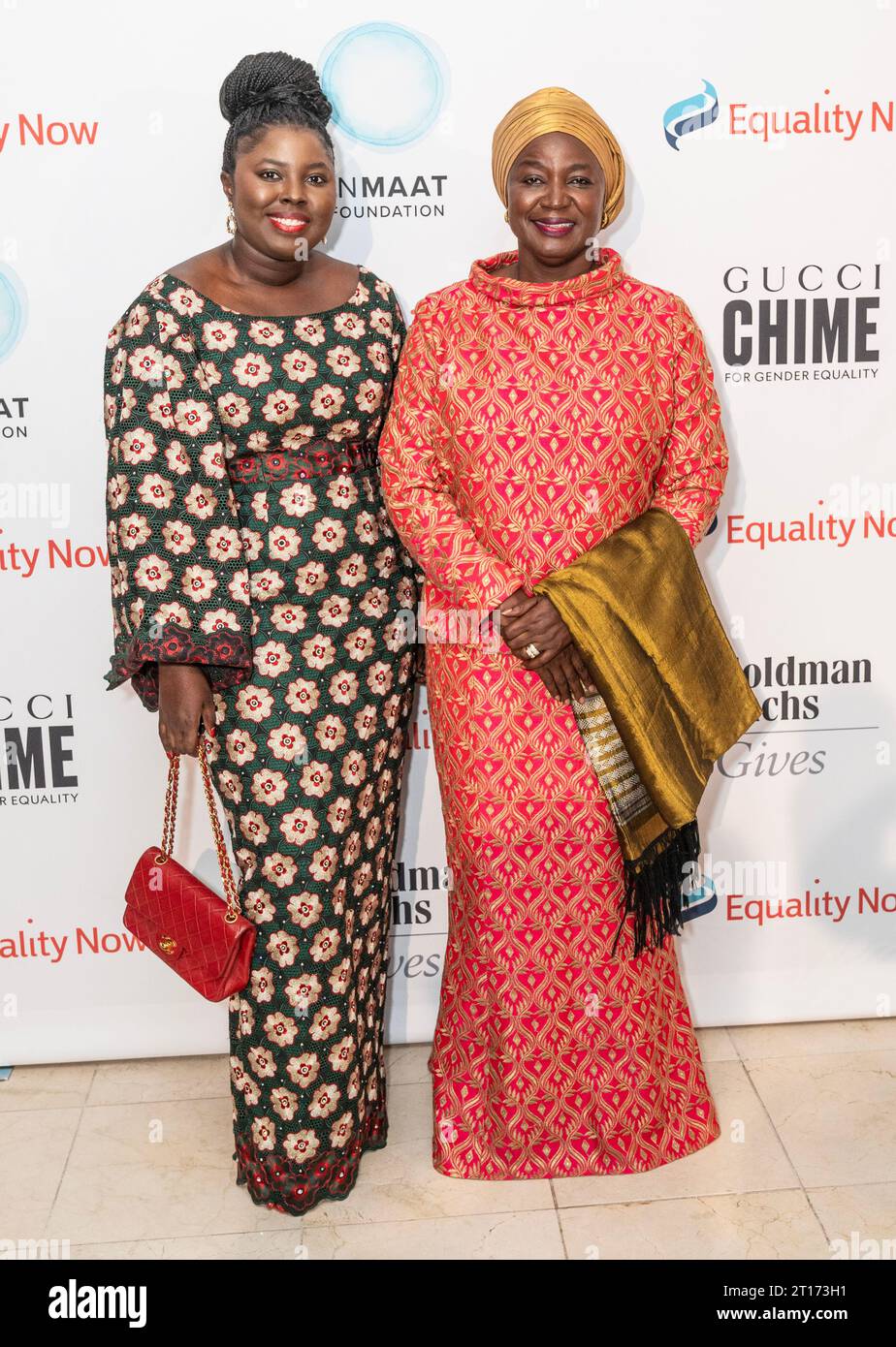 Janet Ramatoulie Sallah-Njie (R) attends 2023 Make Equality Reality ...