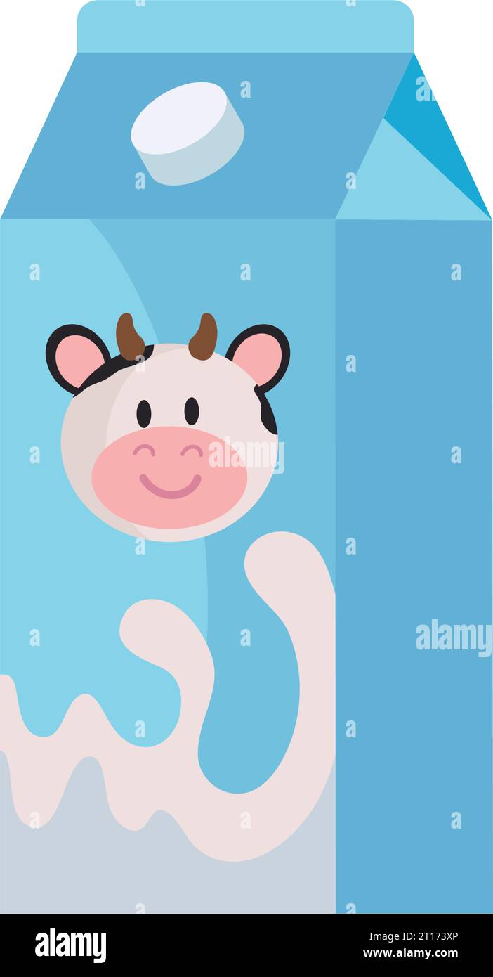 tetrapack box milk Stock Vector Image & Art - Alamy