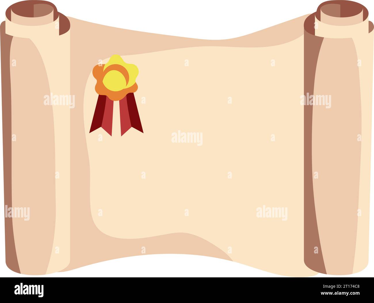 graduation diploma roll parchment Stock Vector Image & Art - Alamy