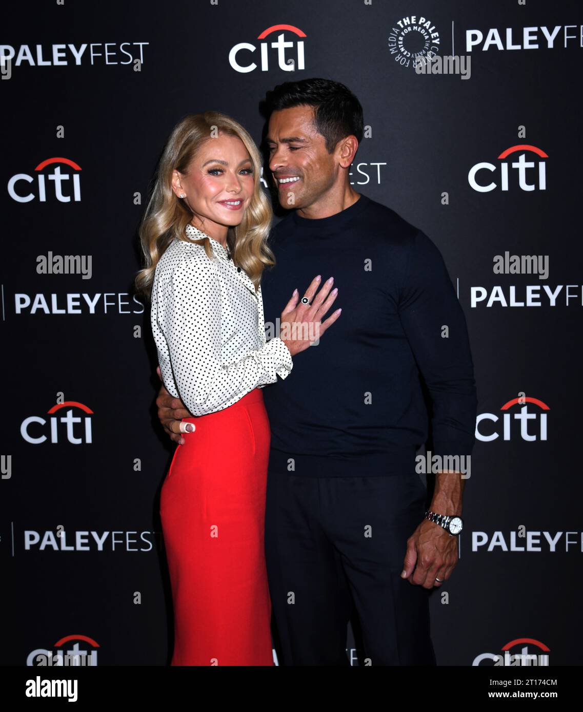 October 11, 2023, New York, New York, USA: Kelly Ripa and Mark ...