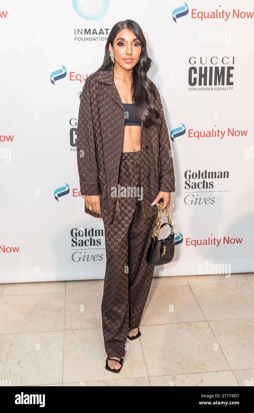 New York, New York, USA. 11th Oct, 2023. Rupi Kaur attends 2023 Make Equality Reality Gala by ...