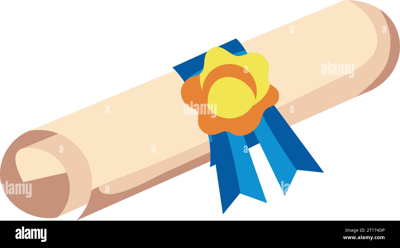 graduation diploma roll illustration Stock Vector Image & Art - Alamy