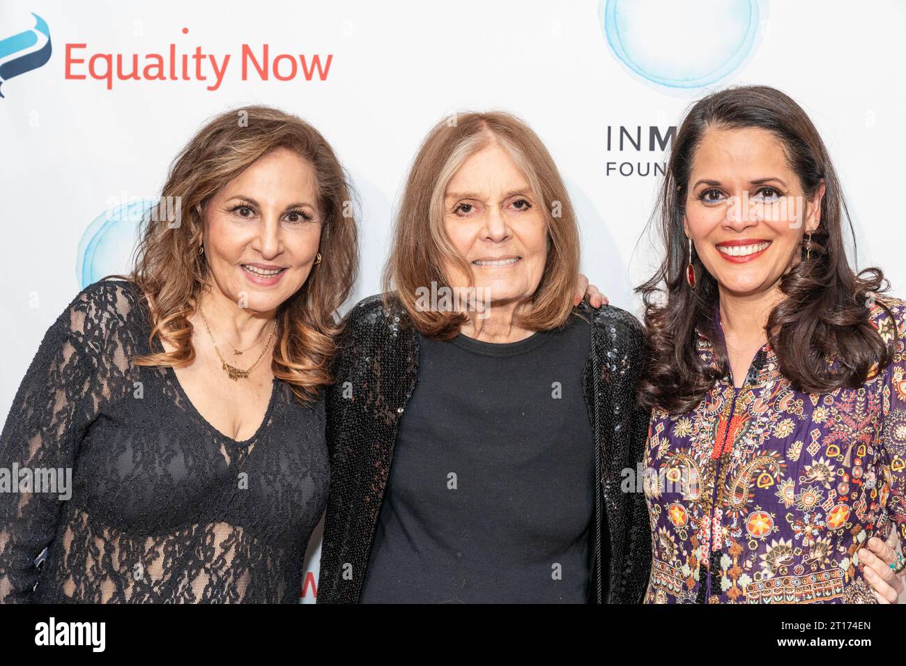 New York, New York, USA. 11th Oct, 2023. Kathy Najimy, Gloria Steinem ...