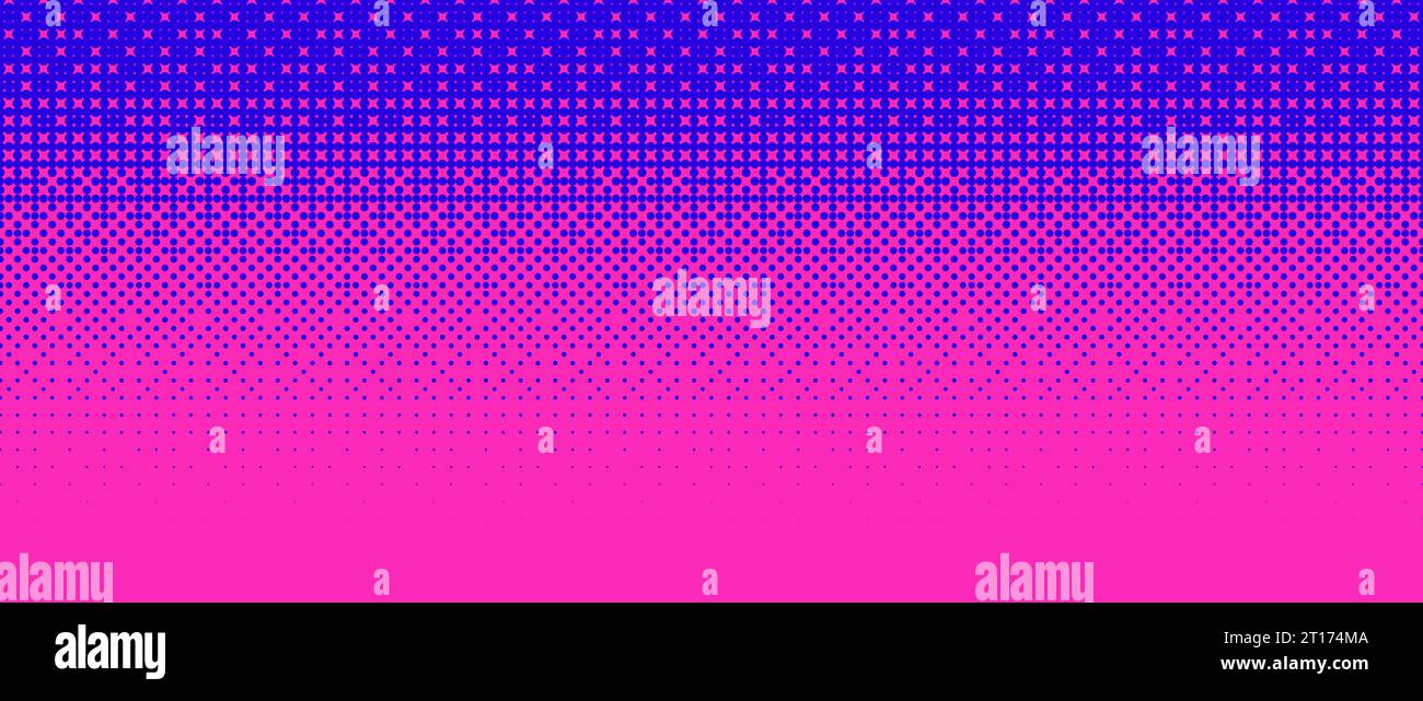 Pixelated bitmap gradient texture. Blue pink dither pattern background. Abstract glitchy pattern ...