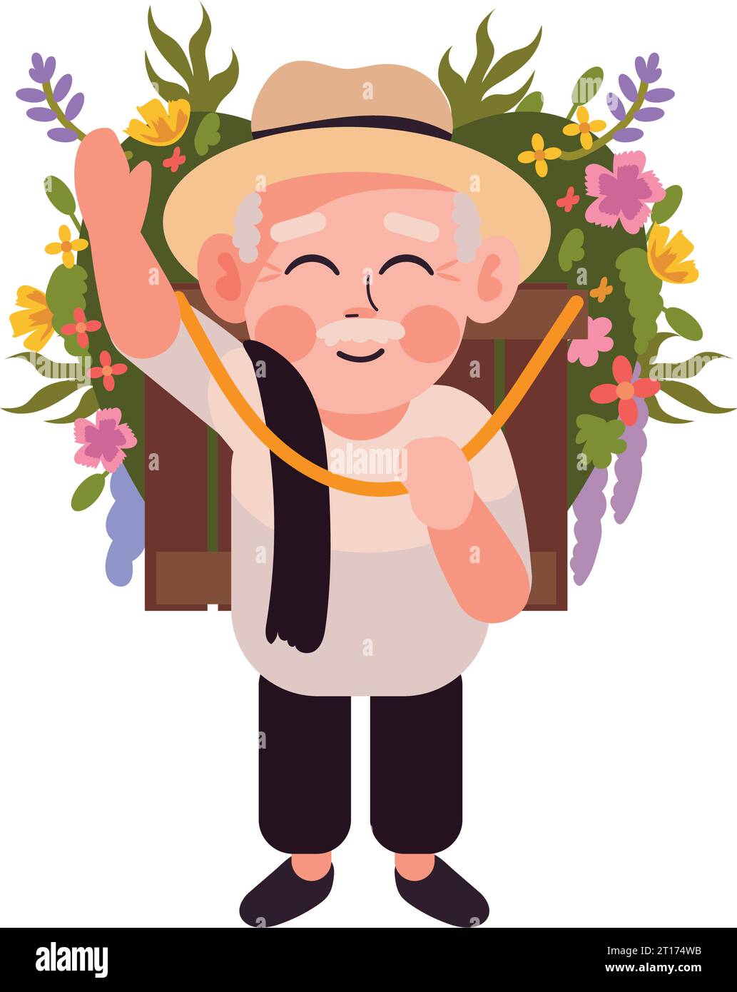 Flowers parade Stock Vector Images - Alamy