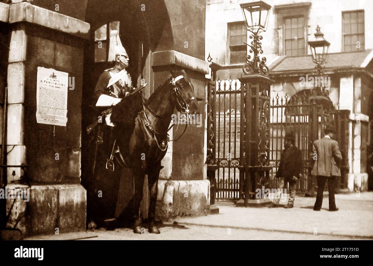 Horse Guards, London, Victorian period Stock Photo - Alamy