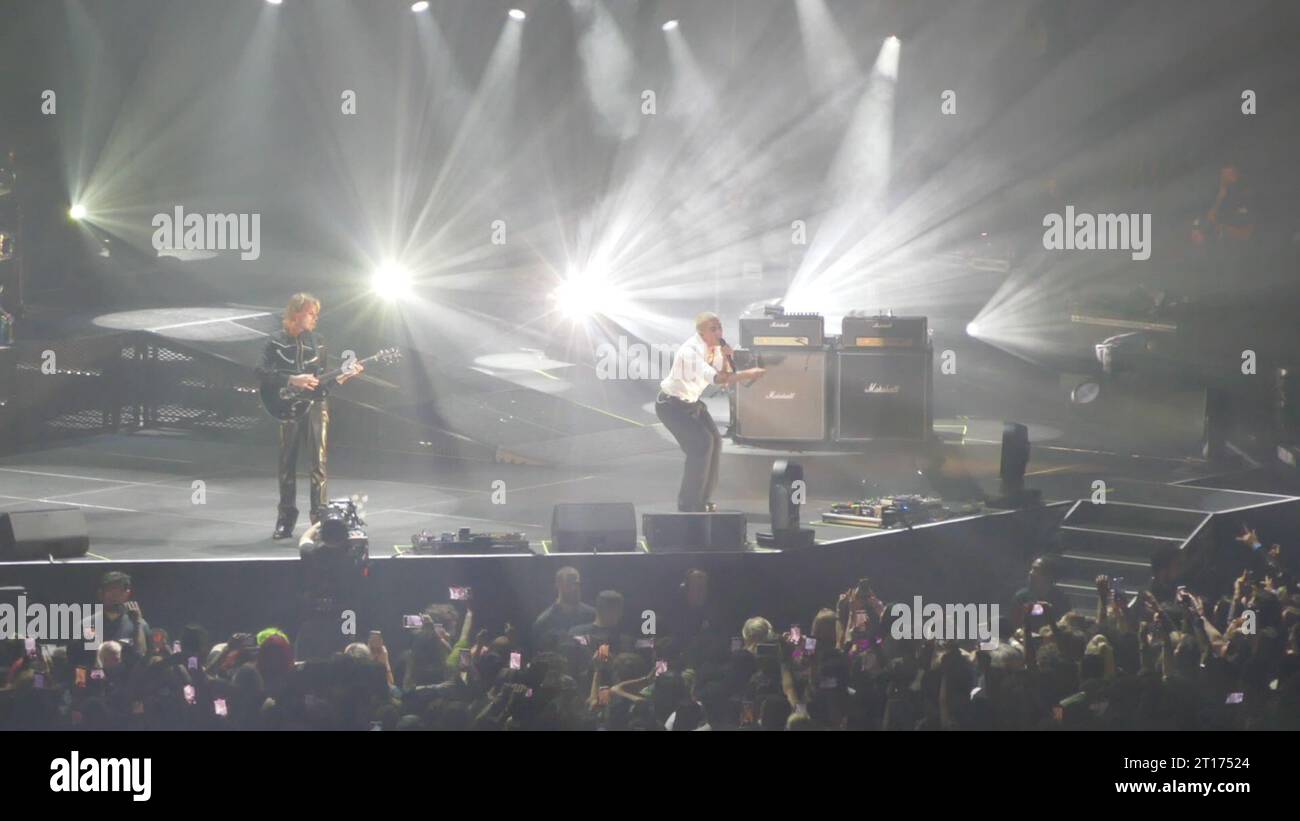 Inglewood, California, USA 10th October 2023 Singer Damiano David and ...