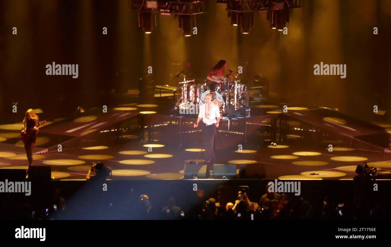 Inglewood, California, USA 10th October 2023 Singer Damiano David and ...