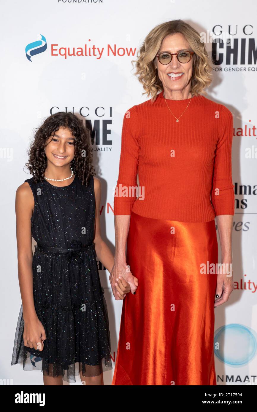 New York, United States. 11th Oct, 2023. Teela Samra and Christine ...