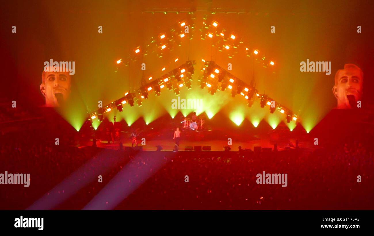 Inglewood, California, USA 10th October 2023 Singer Damiano David and ...