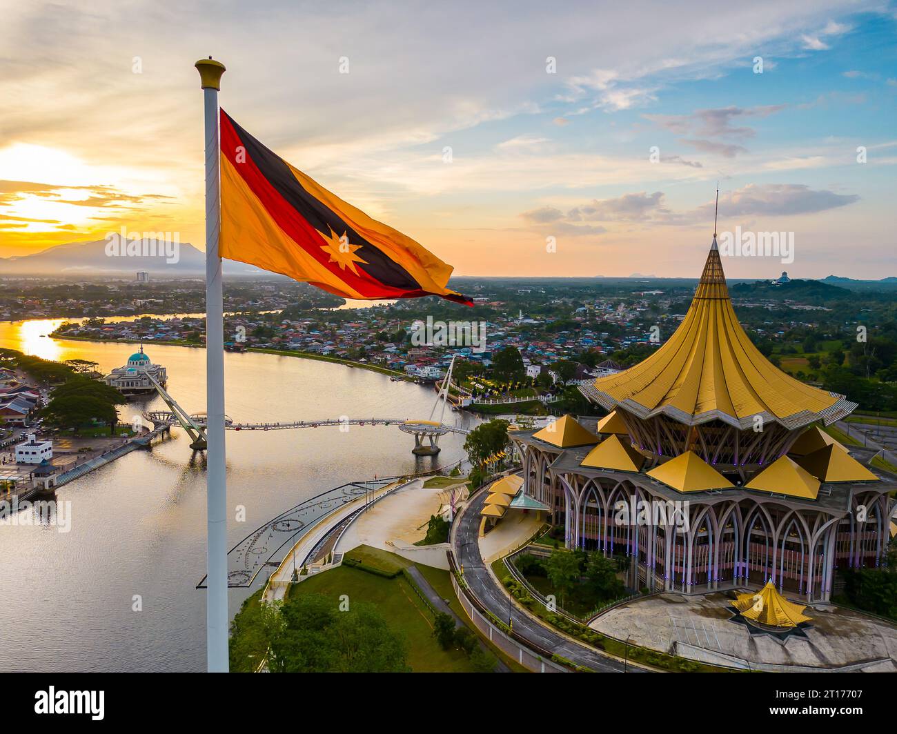 Kuching capital city of Sarawak Stock Photo - Alamy