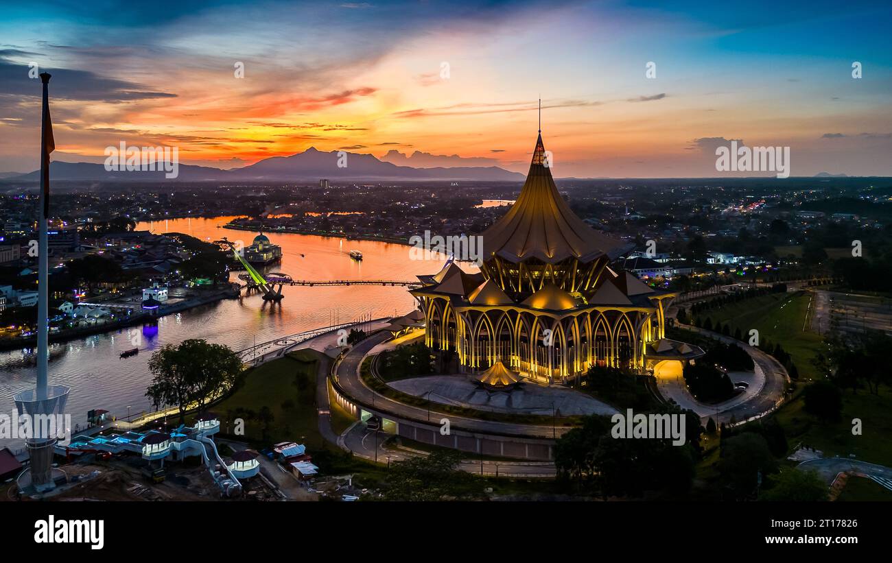 Kuching capital city of Sarawak Stock Photo - Alamy