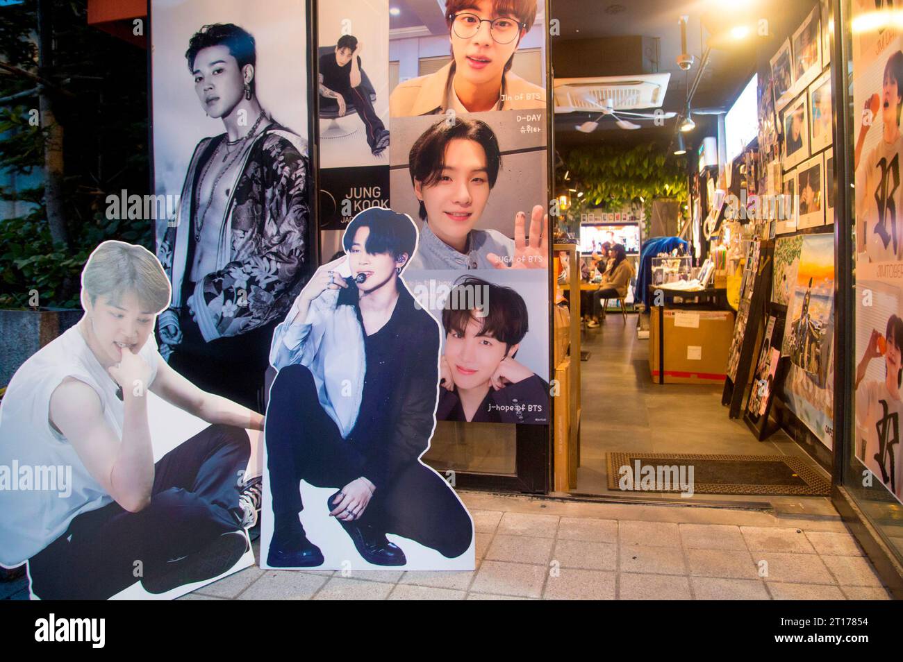 BTS Jimin's birthday, Oct 7, 2023 : A cafe decorated to celebrate BTS ...