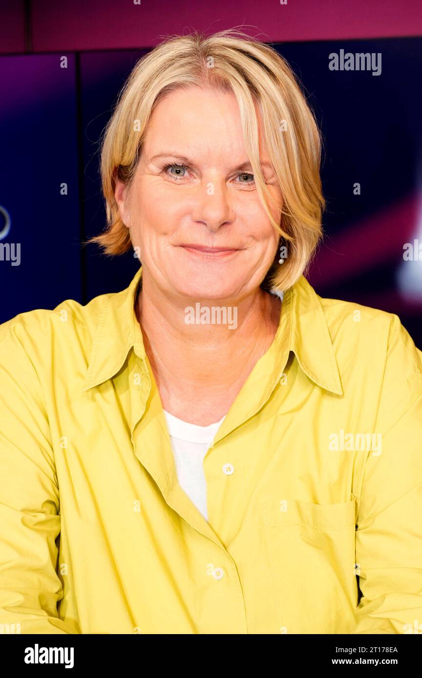 Susanne Gaschke in der ARD-Talkshow maischberger im Studio Berlin ...