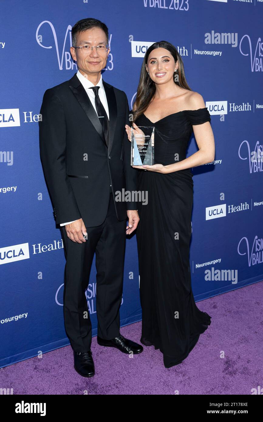 Beverly Hills, USA. 11th Oct, 2023. Dr. Daniel Lu and Erika Kort attend ...