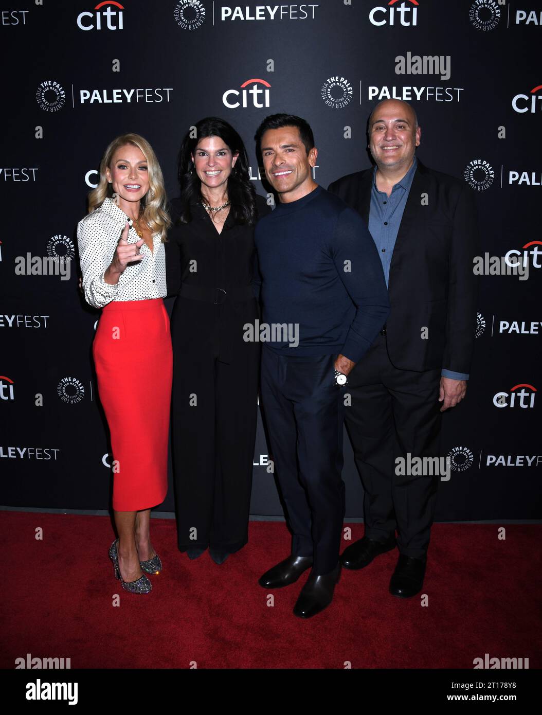 October 11, 2023, New York, New York, USA: Kelly Ripa, Maureen J. Reidy ...