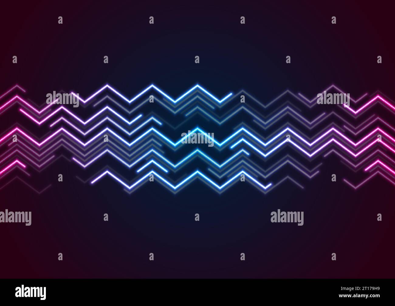 Futuristic abstract technology background with zig zag neon lines ... Futuristic abstract technology background with zig zag neon lines ...