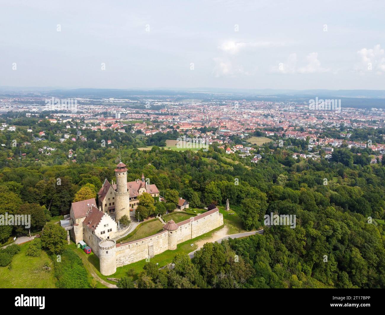 Altenburg Castle with the city of Bamberg in the background Stock Photo ...