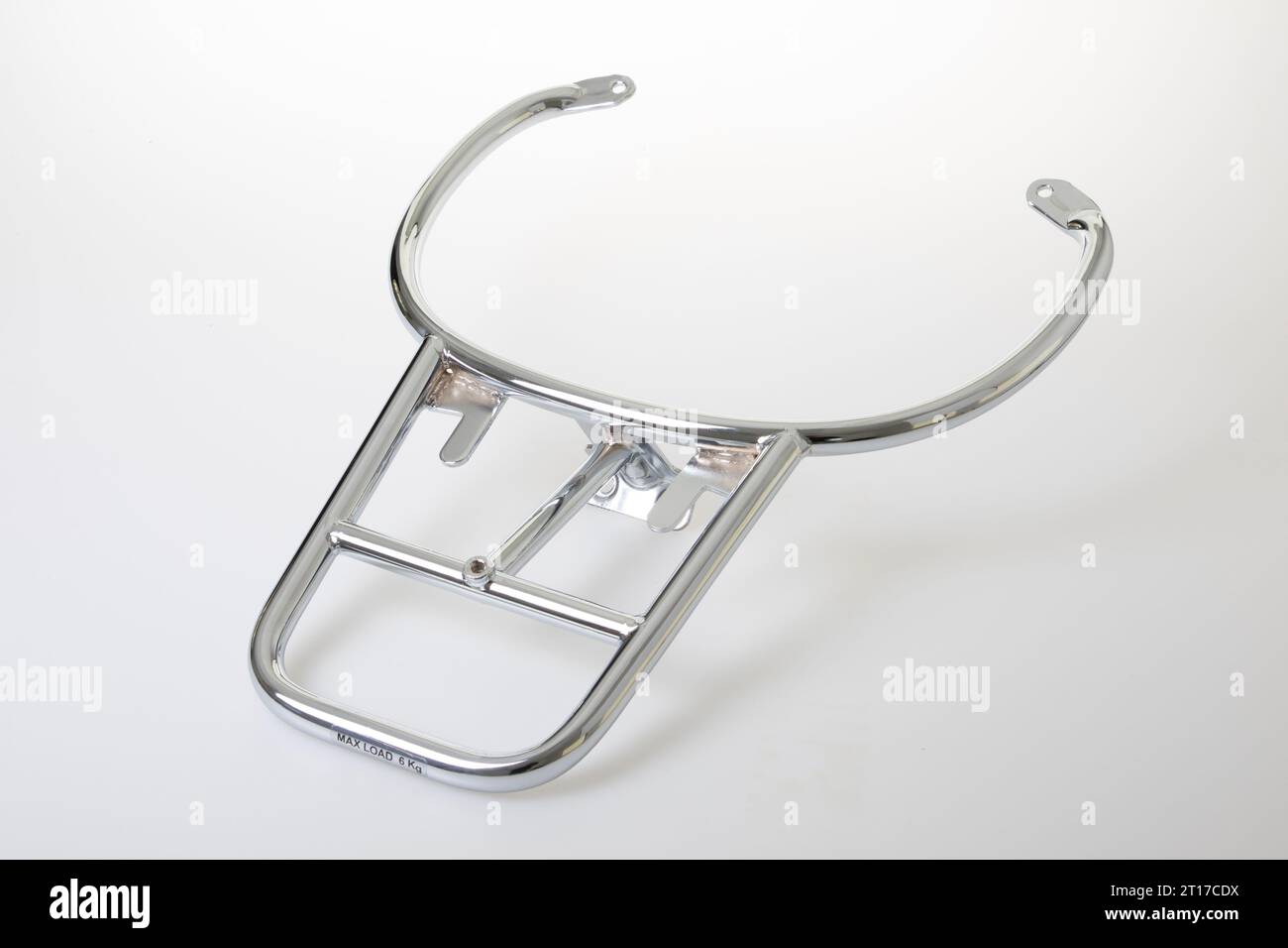 scooter luggage frame rack carrier silver chrome classic for motorcycle ...