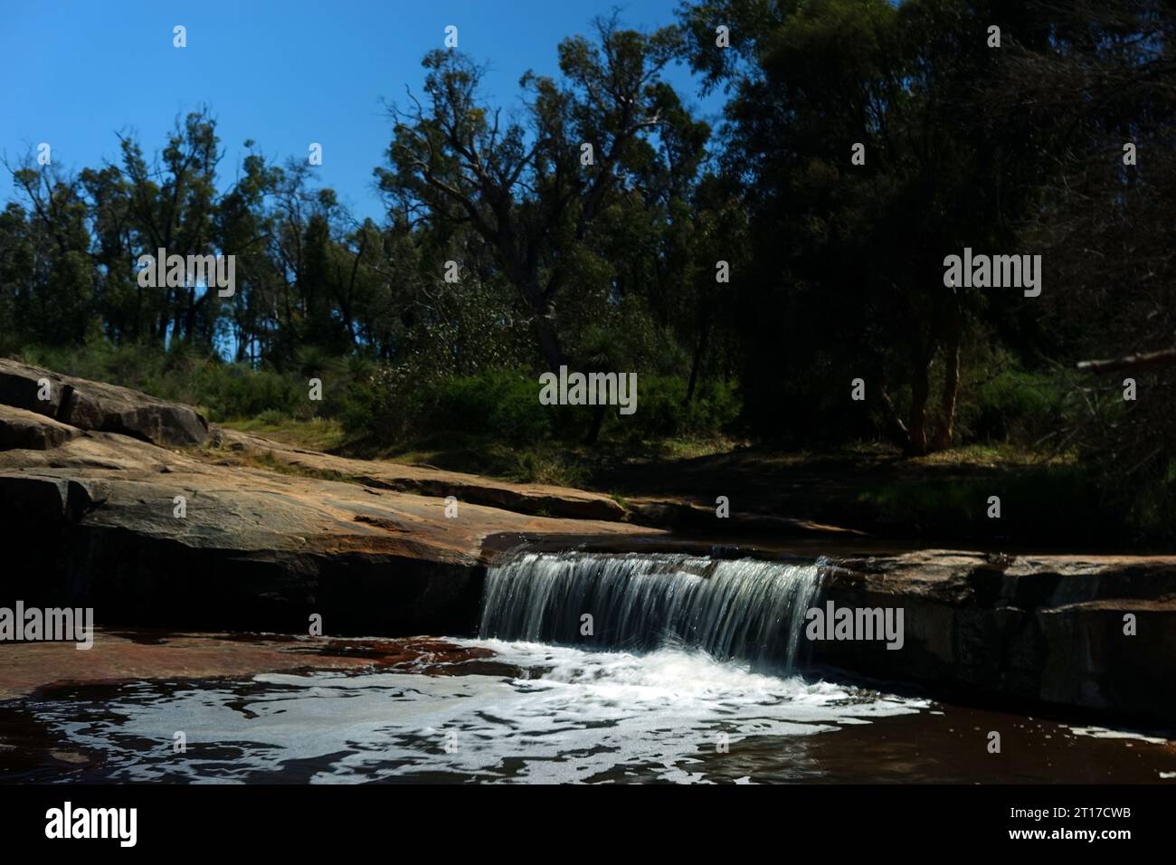 A view of the Noble Falls in the Gidgegannup region near Perth, Western ...