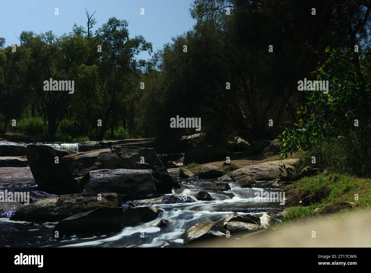 A view of the Noble Falls in the Gidgegannup region near Perth, Western ...