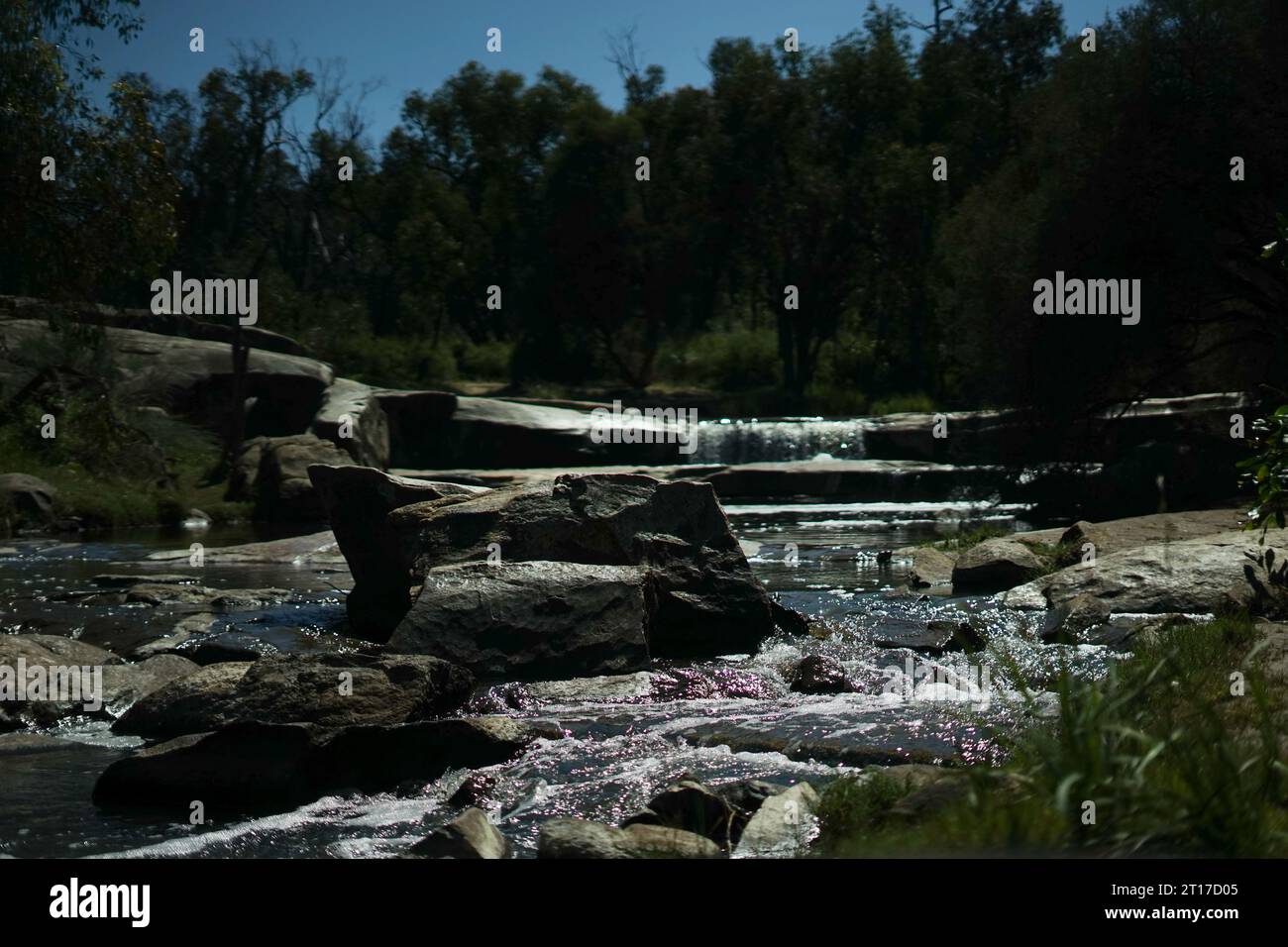 A view of the Noble Falls in the Gidgegannup region near Perth, Western ...