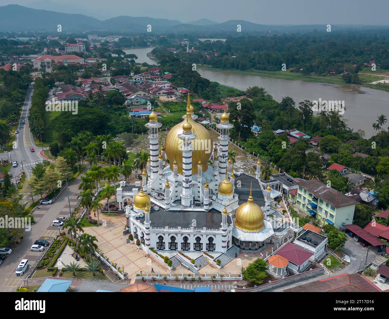 Arieal view of Kuala Kangsar Perak Stock Photo - Alamy