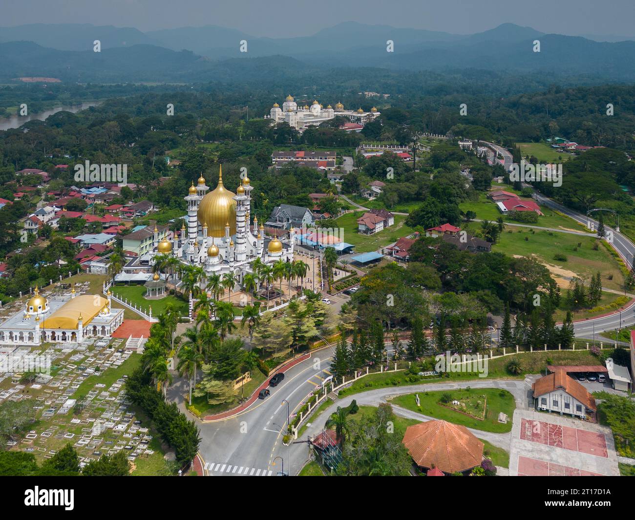Arieal view of Kuala Kangsar Perak Stock Photo - Alamy