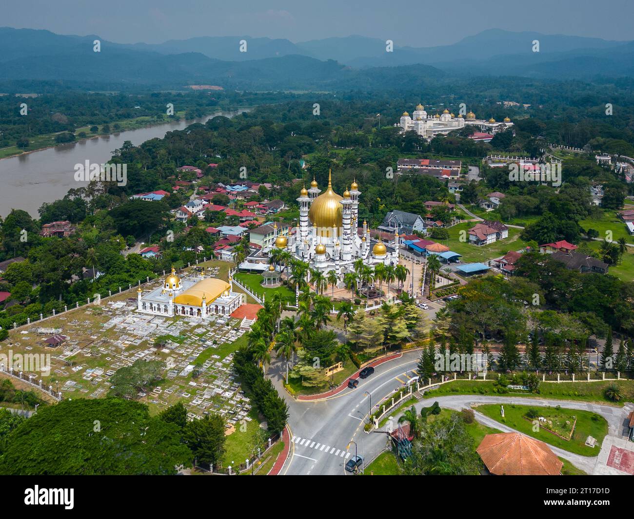 Arieal view of Kuala Kangsar Perak Stock Photo - Alamy