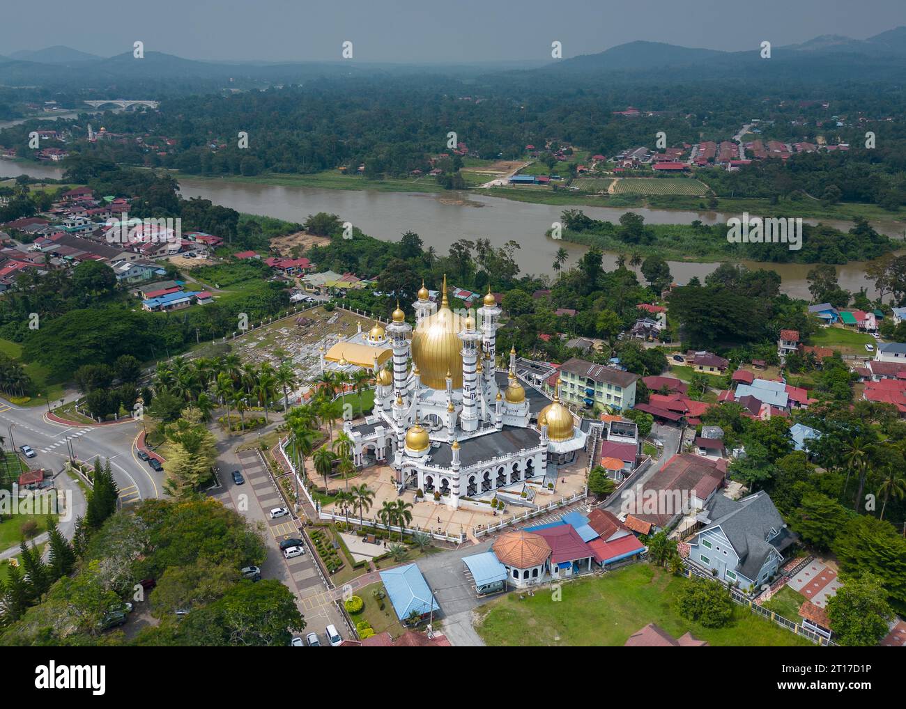Arieal view of Kuala Kangsar Perak Stock Photo - Alamy