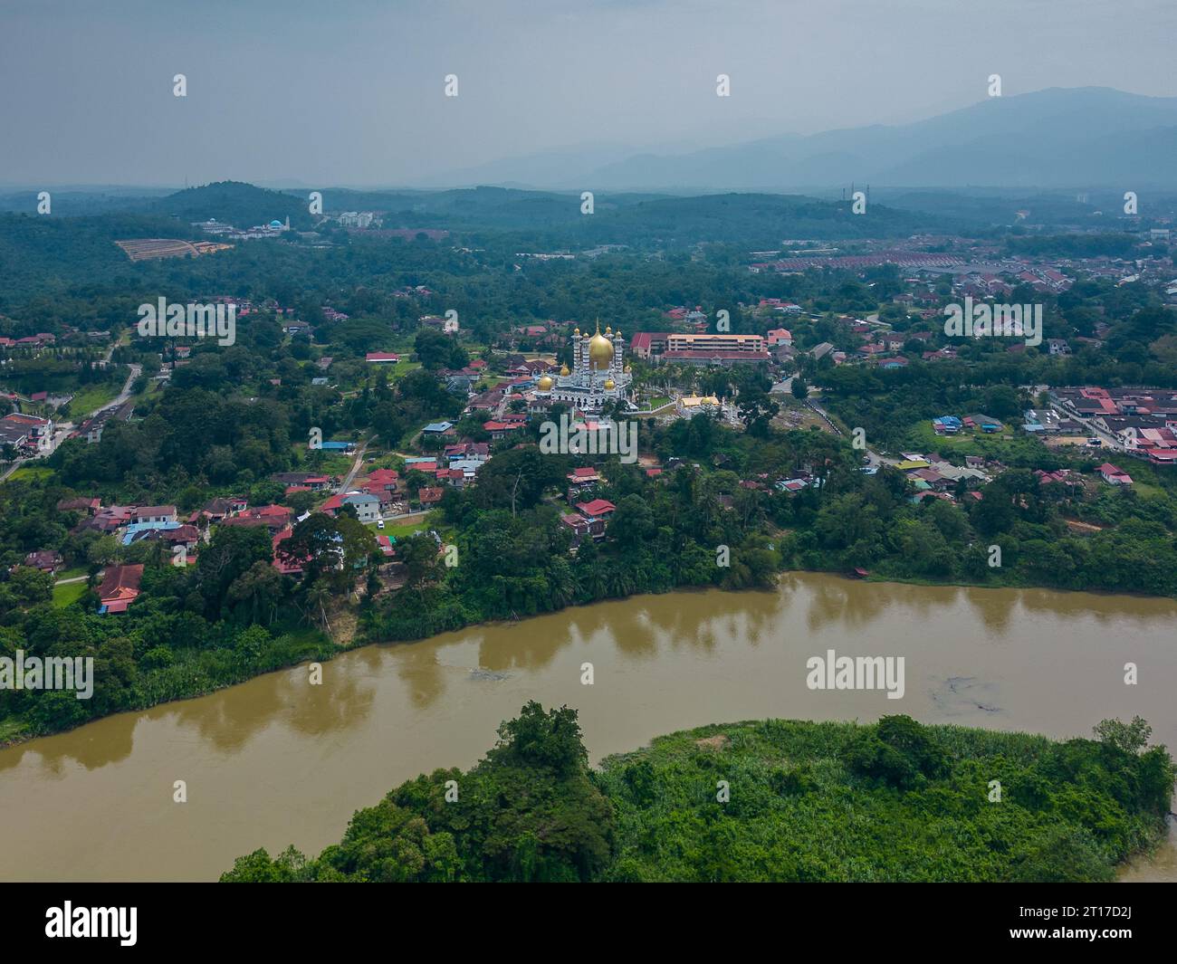 Arieal view of Kuala Kangsar Perak Stock Photo - Alamy
