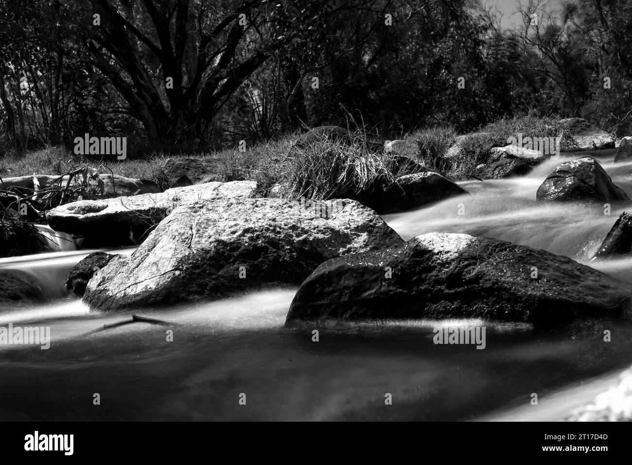 A view of the Noble Falls in the Gidgegannup region near Perth, Western ...