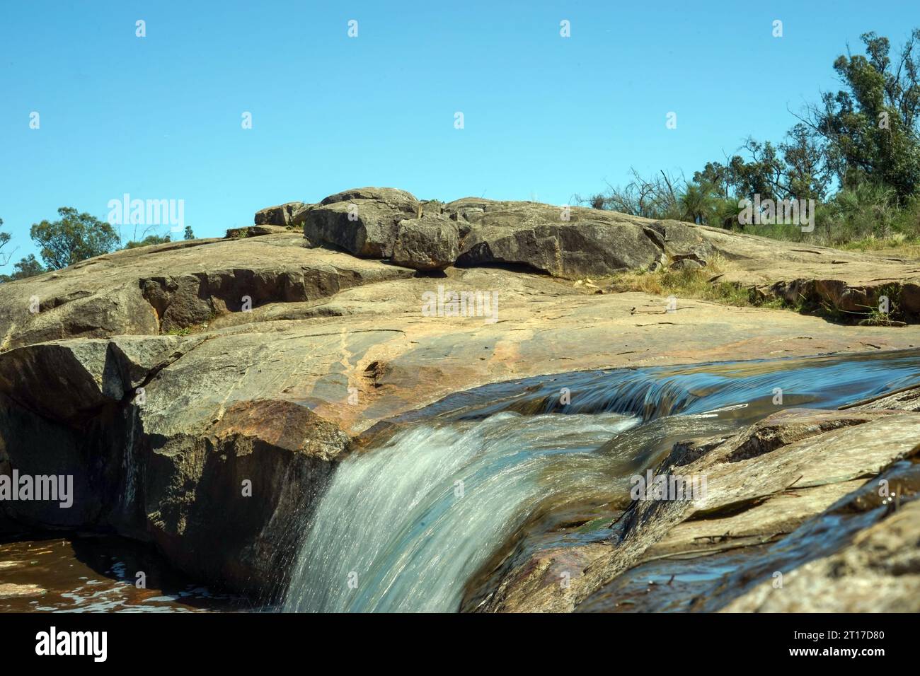 A view of the Noble Falls in the Gidgegannup region near Perth, Western ...