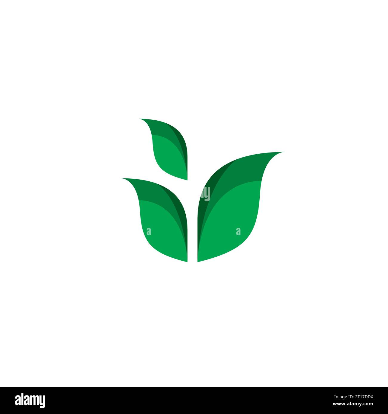 Leaf Letter V Logo Design. V Leaf Vector Stock Vector Image & Art - Alamy