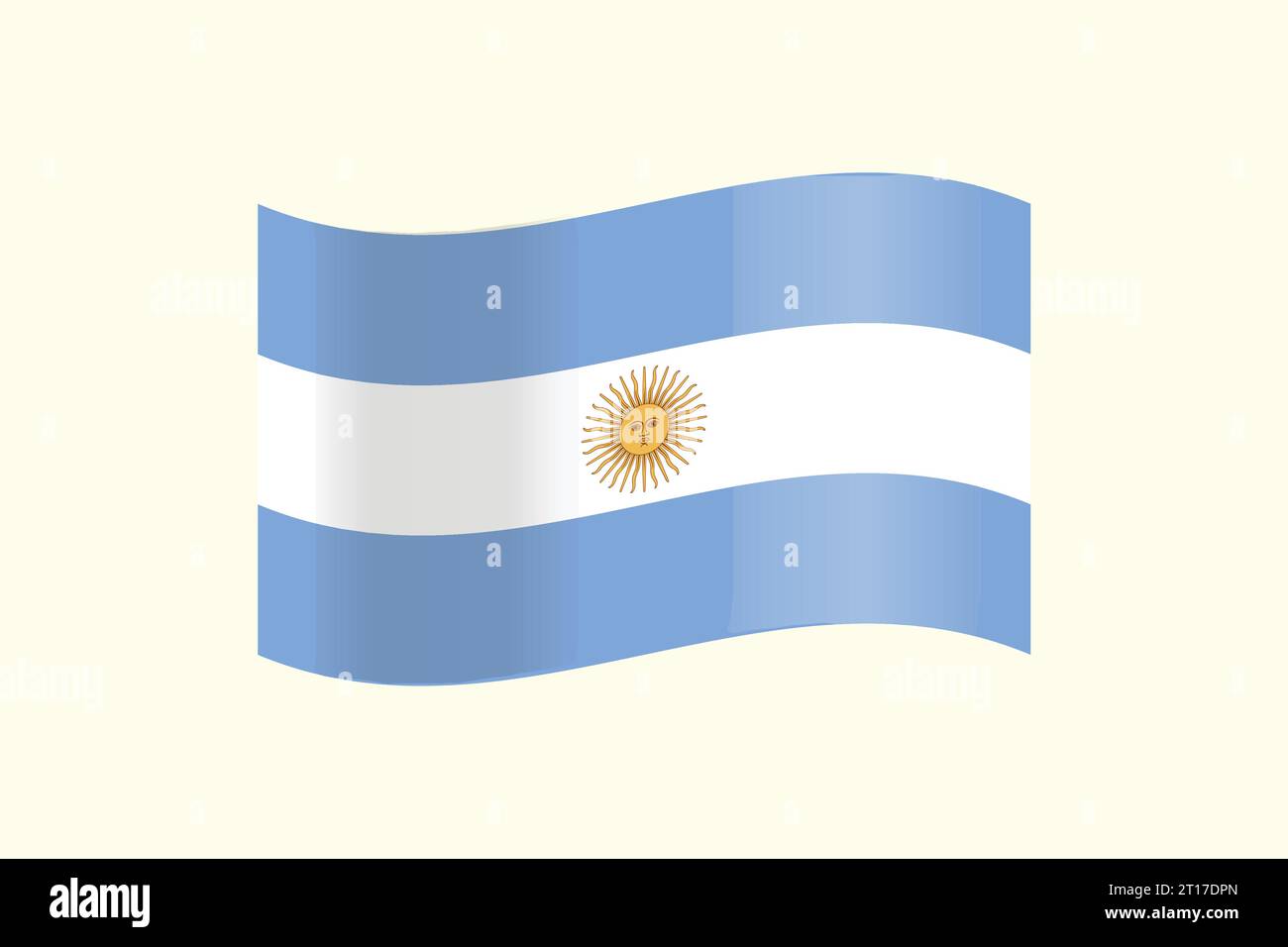 vector Illustration of Argentina flag Stock Vector Image & Art - Alamy