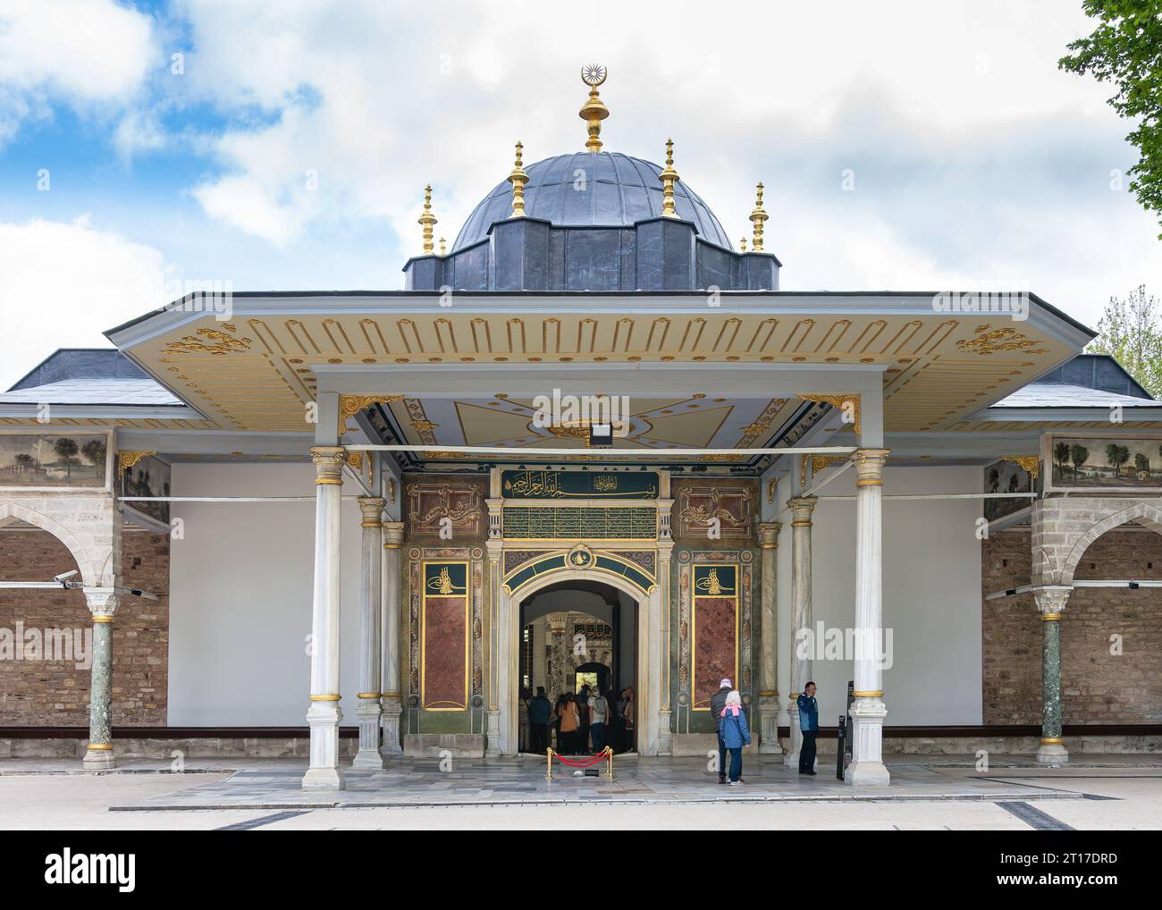 16th century Ottoman style Gate of Felicity, entrance to the Third ...