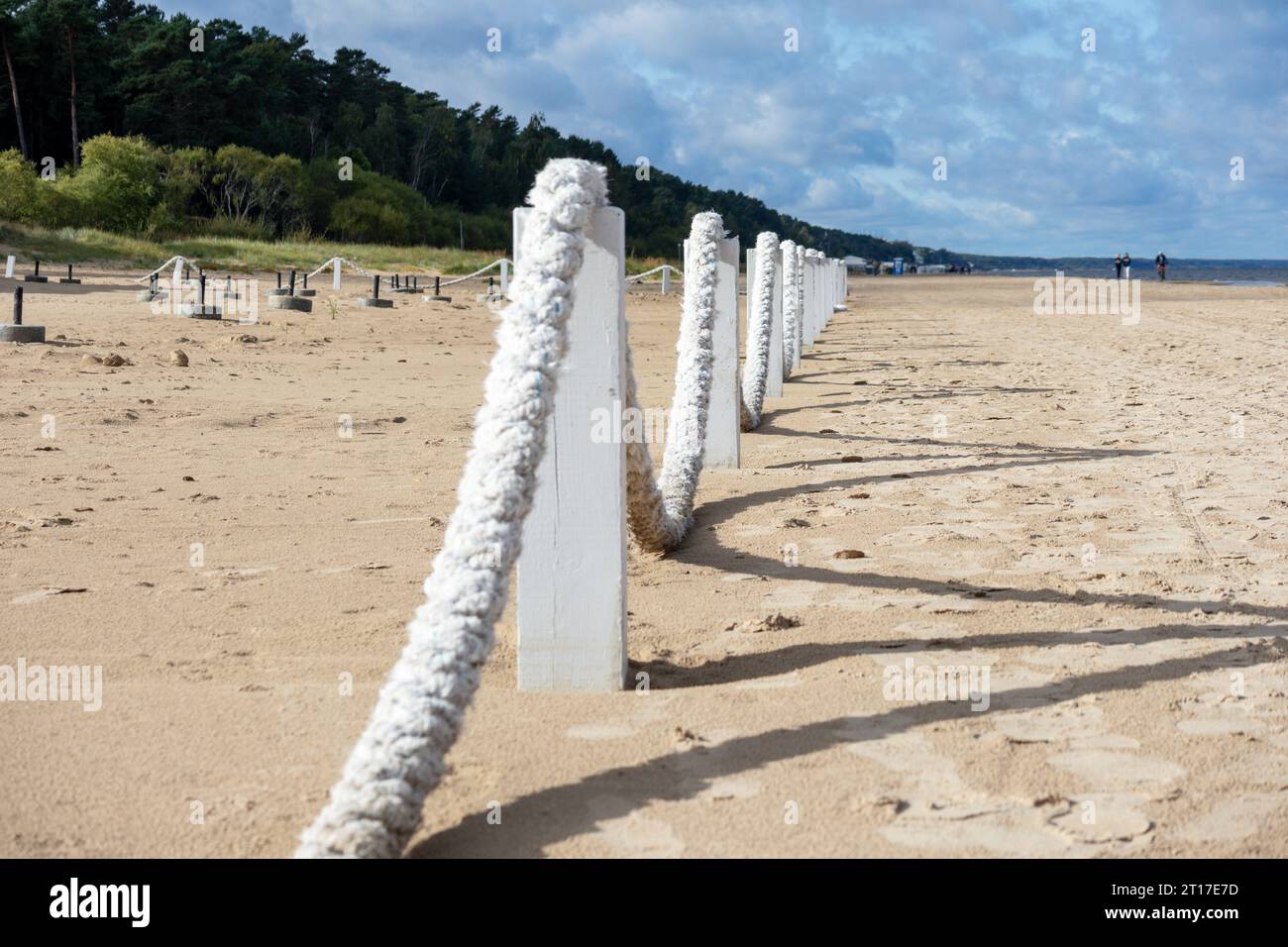Wooden poles normandy hi-res stock photography and images - Alamy