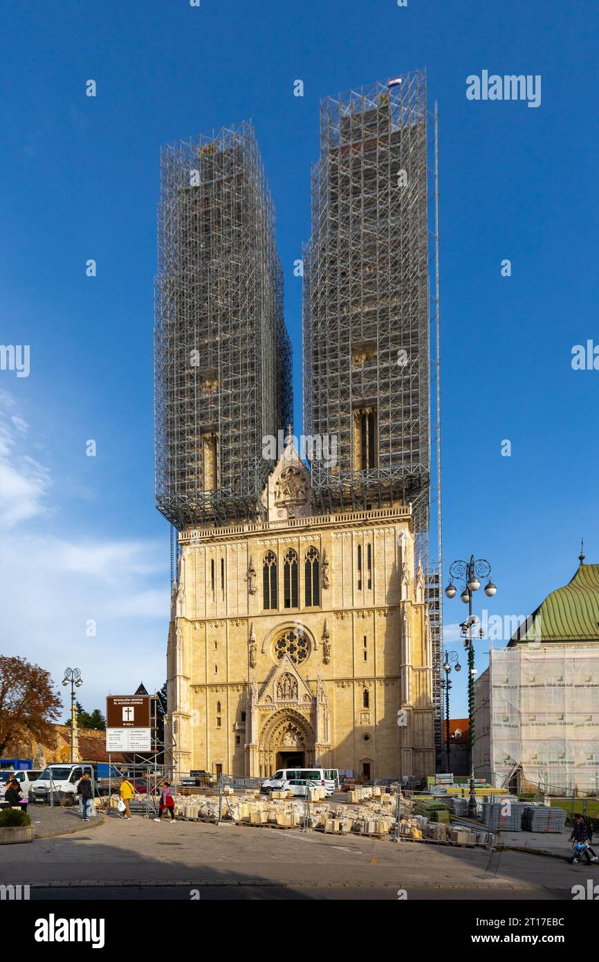 Zagreb Cathedral of the Assumption of the Blessed Virgin Mary is a ...