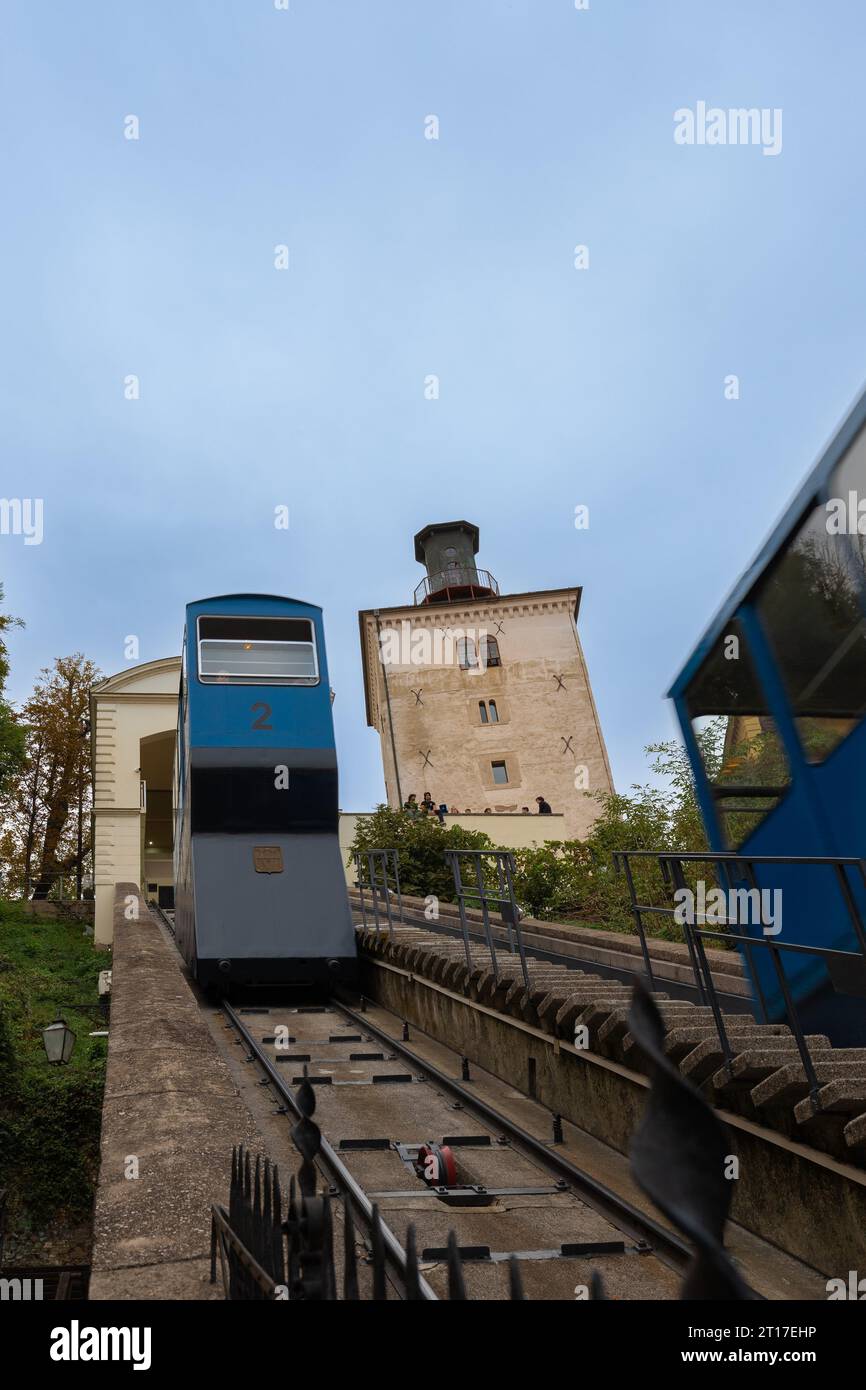 Zagreb Funicular the shortest funicular in the world with 66 meters ...